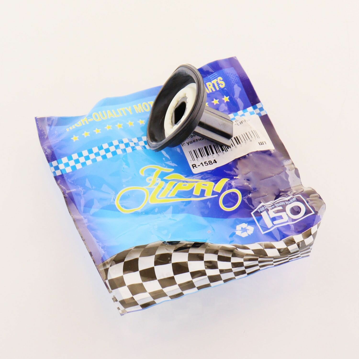 Мембрана карбюратора (с заслонкой) для китайского скутера (с ушками) 139QMB,139QMA