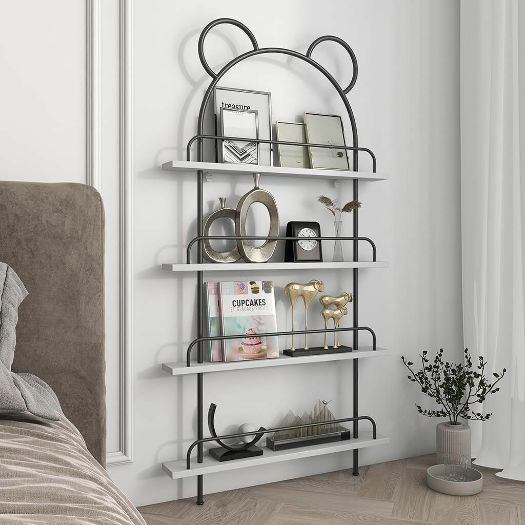 Книжная полка полка шкафа за дверью