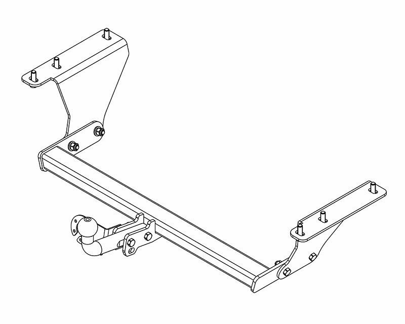 Фаркоп Avtos на LIFAN CEBRIUM (2014)(паспорт и сертификат в комплекте)(без электрики)LF 03 (90x20x16)