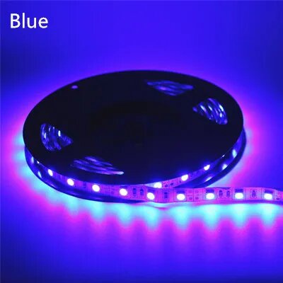 Гибкая LED лента синяя 1m 60Leds 12В