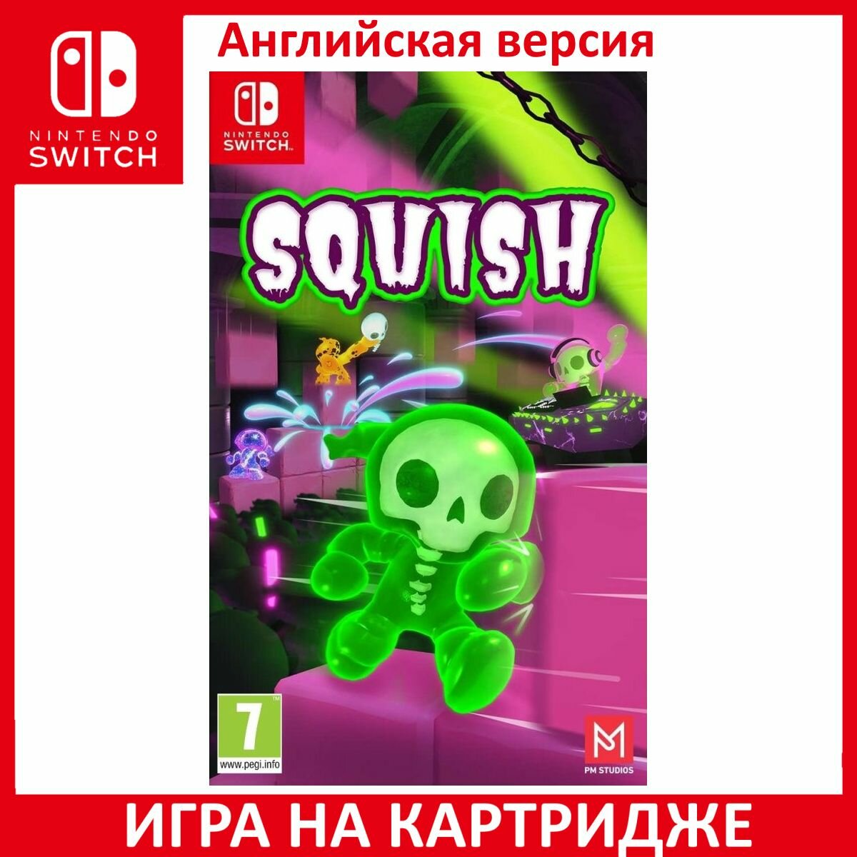 Игра Squish Switch Картридж на Nintendo Switch Английская версия