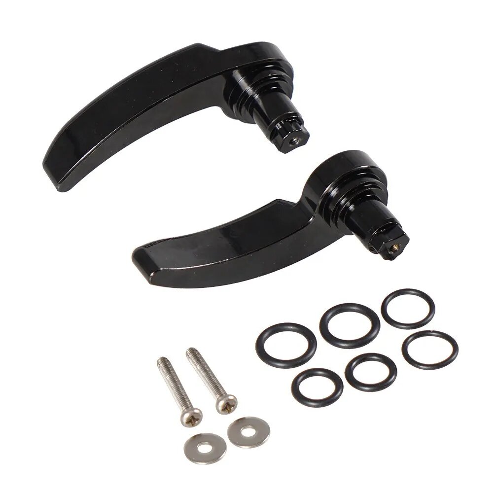 Комплект Из 2 Черных Алюминиевых Чехлов Для Седельных Сумок Harley Davidson Street Glide, Road King, Electra Glide S