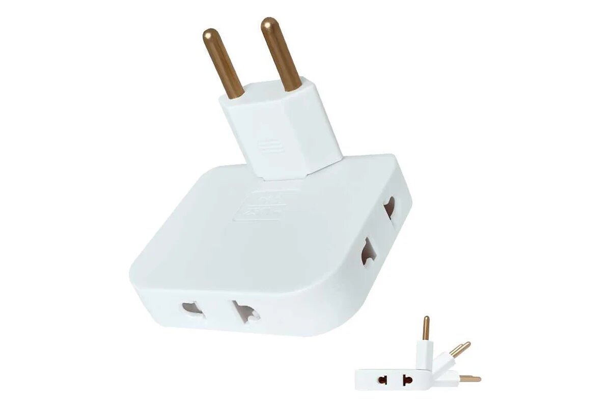 PROGIX AW3P Поворотный сетевой тройник с угловым подключением и компактным корпусом