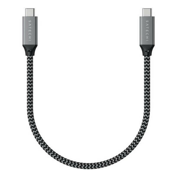 Кабель Satechi USB Type-C - USB Type-C 0.25 м (ST-U4C25M) Space Gray