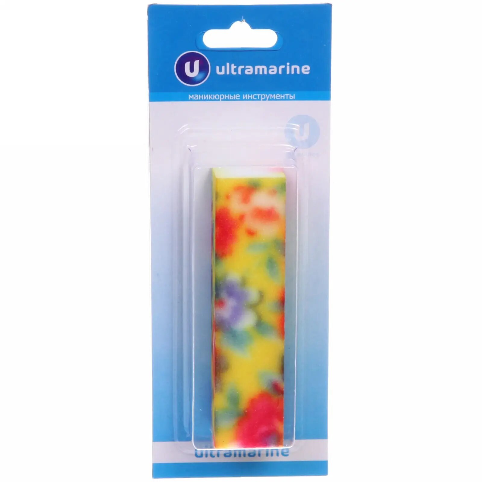 Шлифовка-бафик для ногтей «Ультрамарин», цвет микс, 9,5х2см, удобный