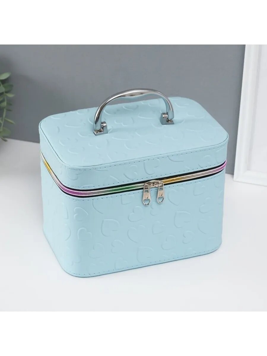 Набор элегантных шкатулок с зеркалом и сердцами