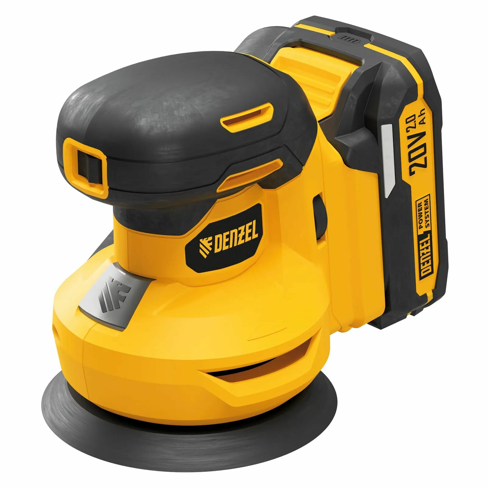 Машина шлифовальная эксцентриковая аккумуляторная CROSH-20-125, Li-Ion, 20 В Denzel 28901