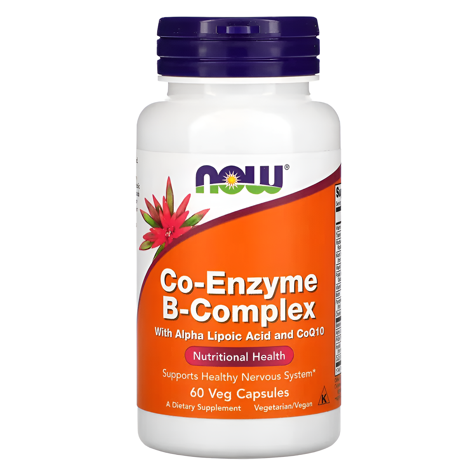 NOW Foods, комплекс коферментов группы B, 60 вегетарианских капсул