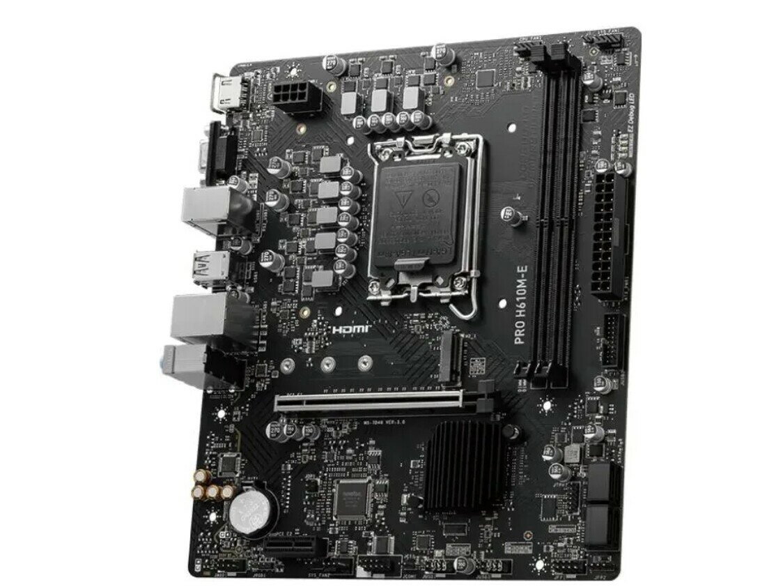 Материнская плата MSI PRO H610M-E