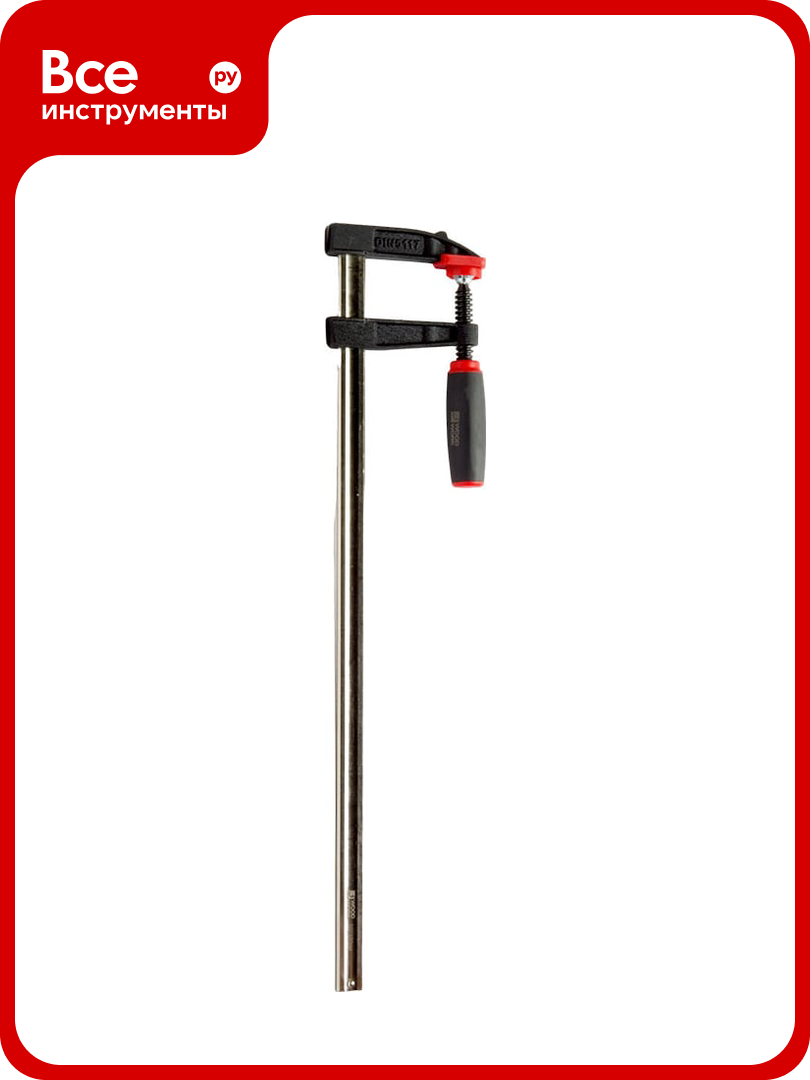 Струбцина WOODWORK из ковкого чугуна, F-образная, 500x80 мм, усилие прижима до 270