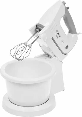 Миксер ручной Bosch MFQ36460S 450Вт белый/серый