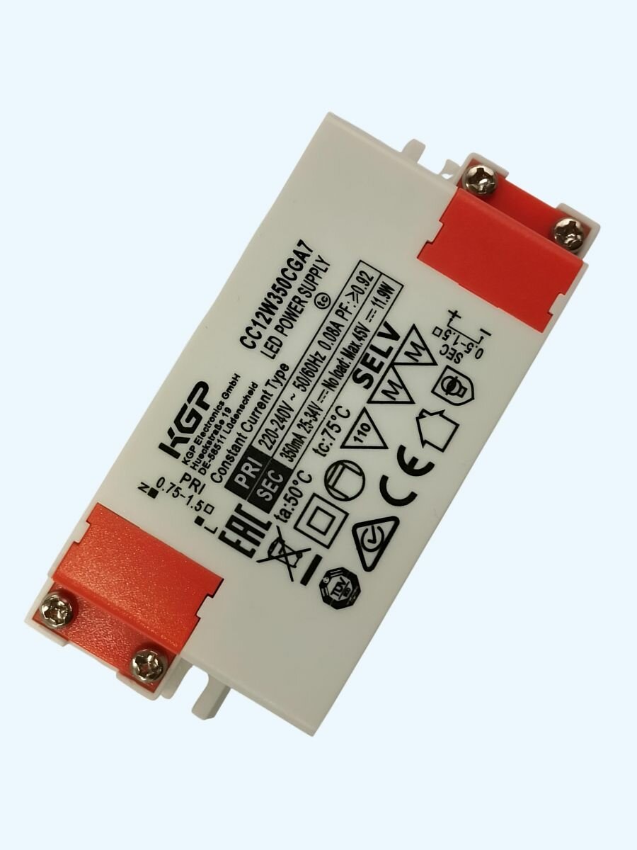 LED-драйвер 12Вт AC-DC KGP CC12W350CGA7
