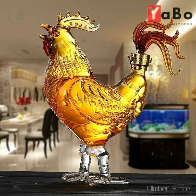 Стеклянная бутылка вина Rooster 500 мл