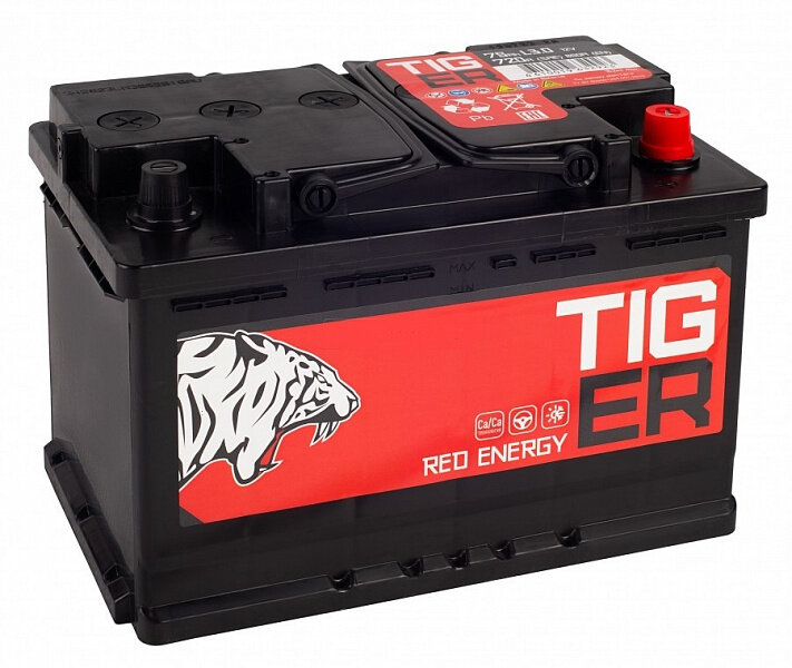 TIGER RED ENERGY 75 АЧ 650A (278x175x190) L3 278x175x190