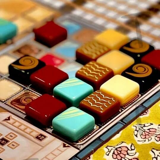 Настольная игра AZUL Master Chocolatier (Азул Шоколатье) для компании, семейная, для двоих, 2022 (8/10*) языконезависимаяOU