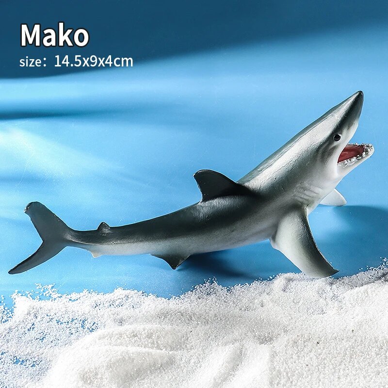 Миниатюрные Модели Морских Животных - Фигурки Дельфинов, Скатов, Акул, Китов, Развивающие Игрушки Для Детей, Унисекс