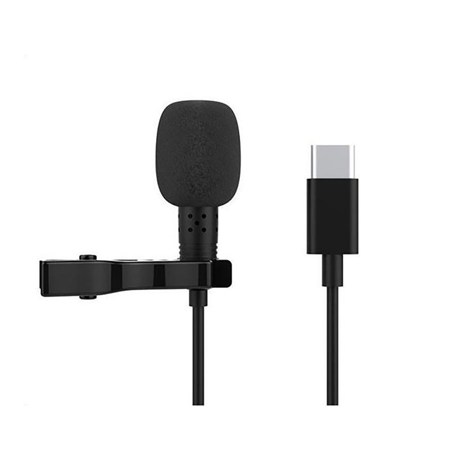Микрофон проводной, 2-канальный, для компьютера и телефона, портативный, с комфортным воротником, для вещания, аудиооборудование, Type-c, 3.5MM, 1.5м металлический кабель, 3м металлический кабель, капacitный, без батареи, 5В, SNR ≥70дБ, 20Hz-20kHz,