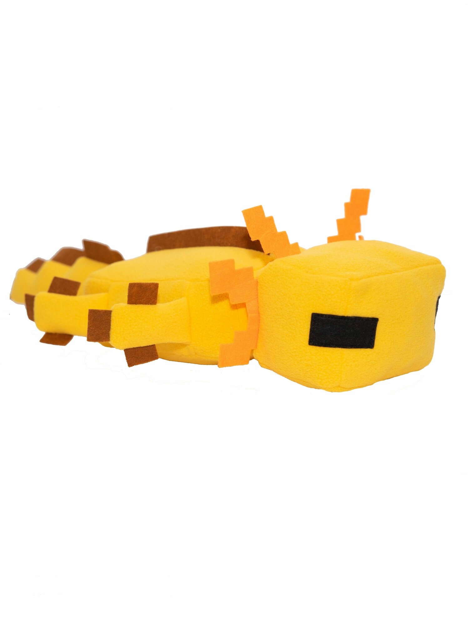 Мягкая игрушка, моб из игры Майнкрафт (Minecraft) "Аксолотль". Голубой.