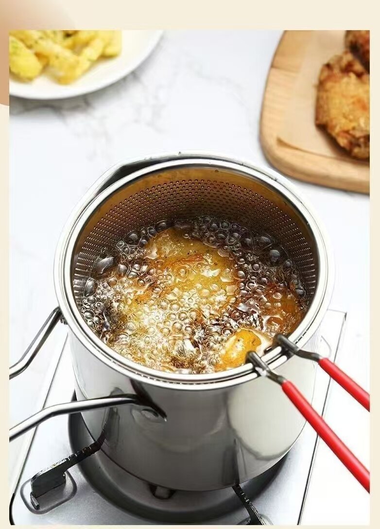 Кастрюля, Фритюрница, нержавеющая сталь, индукционная плита, 1,2 л