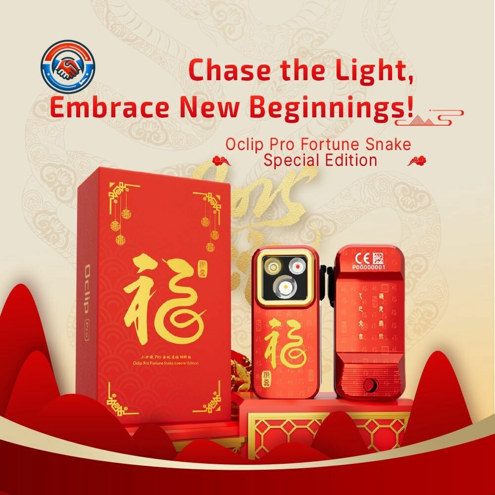 Клипсовый фонарь Olight Oclip Pro, трехрежимный светодиодный прожектор с белым, красным и точечным светом, USB-C, магнит и клипса для походов, работы и городской жизни