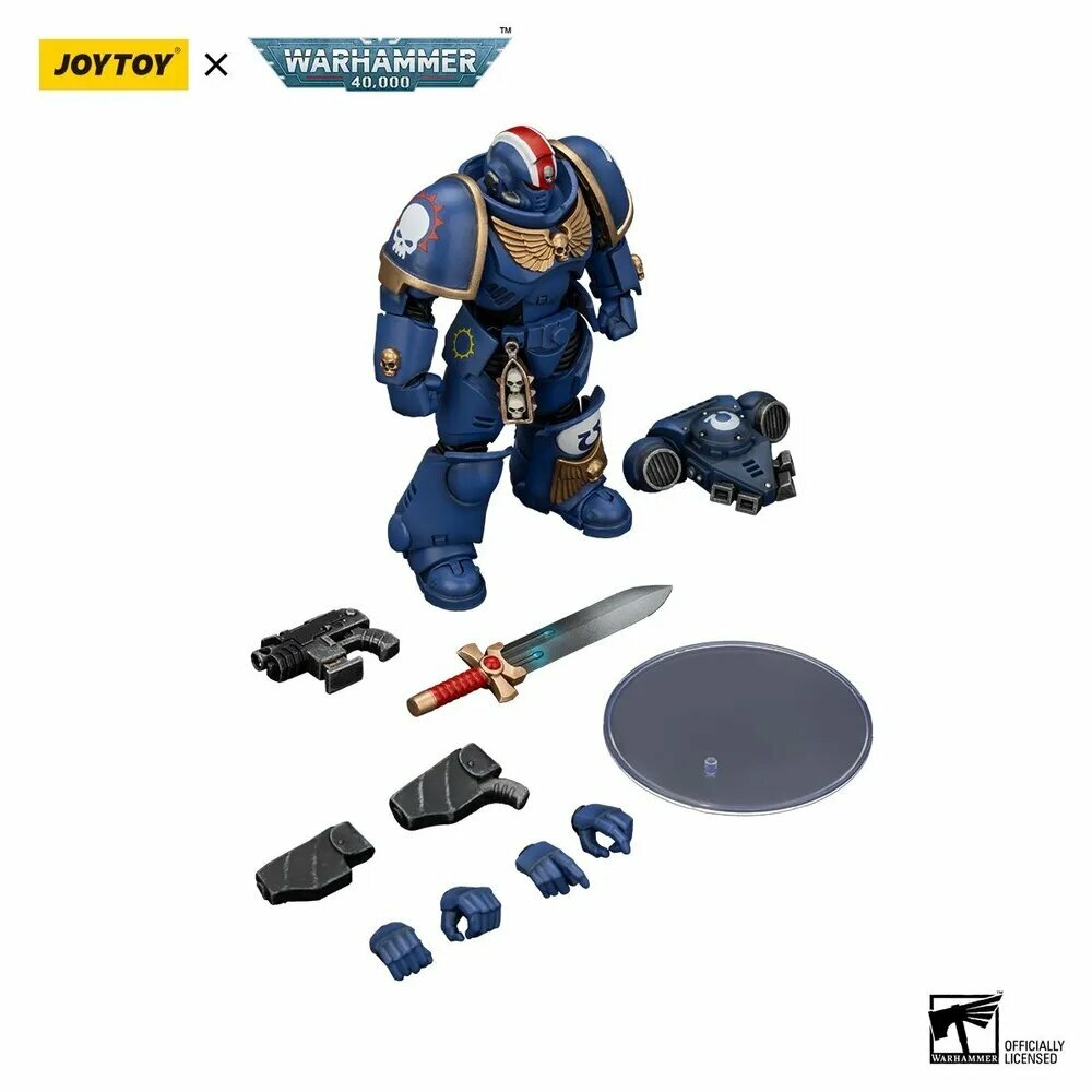 JOYTOY 1/18 Warhammer 40K Элитные солдаты Тринадцатой армии, Оригинальный актерский состав - адъютант Эрастас