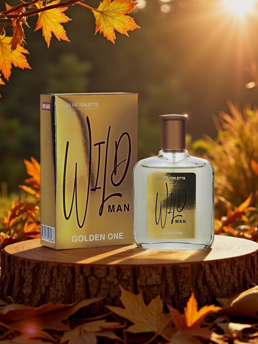 Delta parfum (Red Label). Туалетная вода мужская Wild Man Golden One, 100мл.