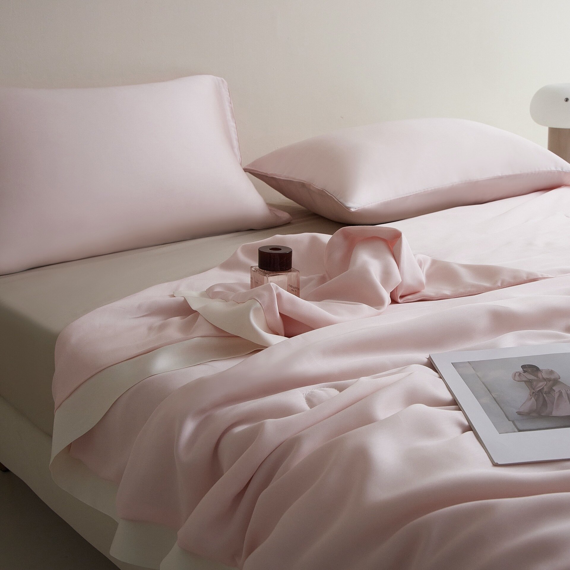 20% шелка тутового дерева, 100 штук, LF Lenzing Tencel, летний комплект из четырех предметов, прохладное летнее одеяло, летнее ледяное шелковое одеяло для кондиционера, стираемое