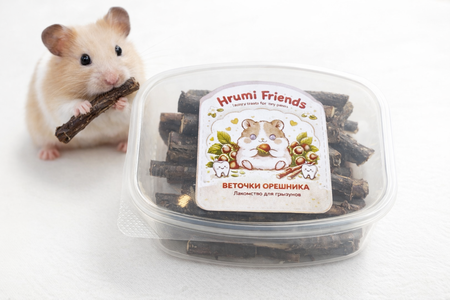 Орешник для грызунов лакомства Hrumi Friends