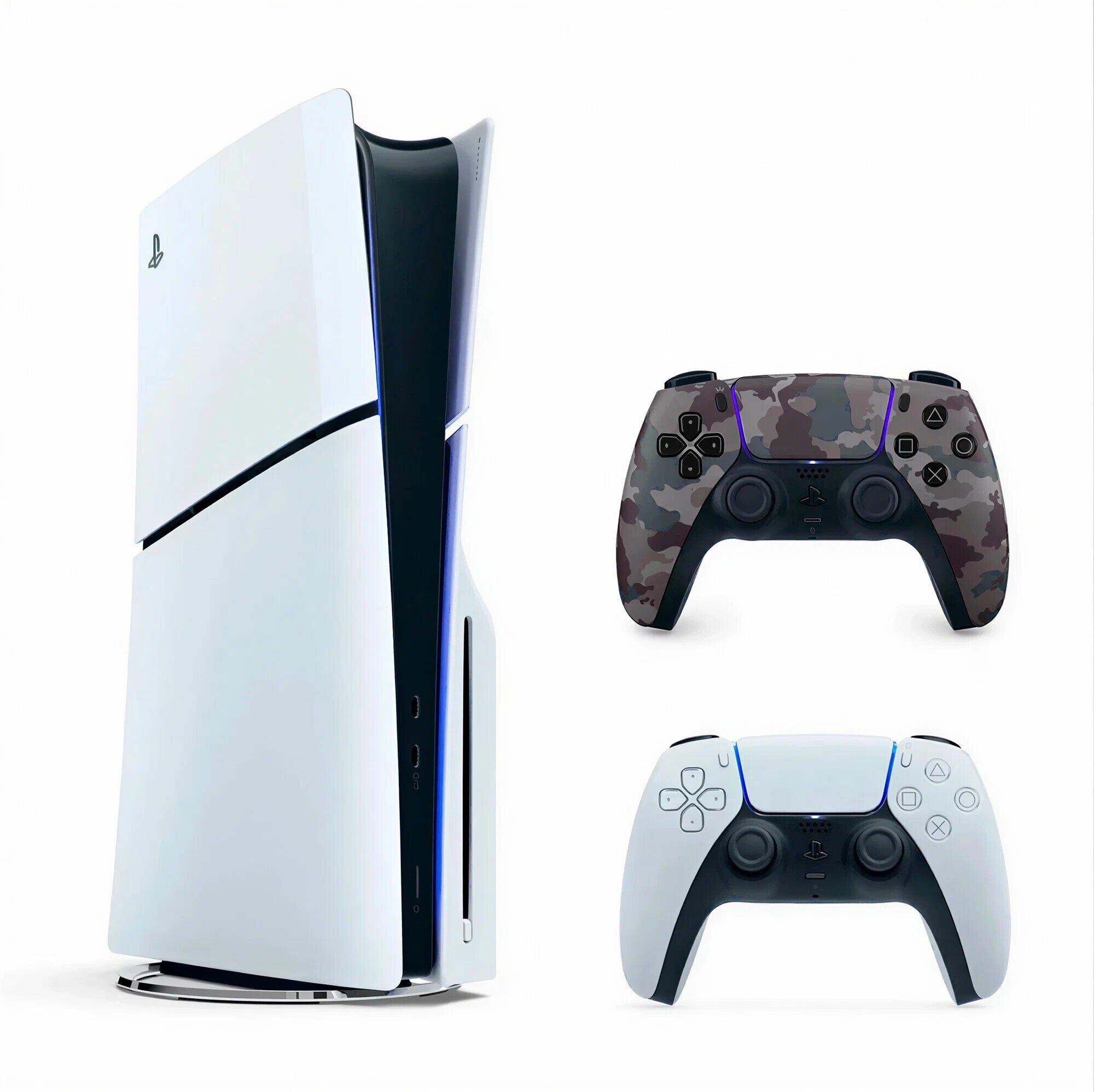 Игровая приставка Sony PlayStation PS5 Slim, с дисководом, 1000 Гб SSD, 2 геймпада