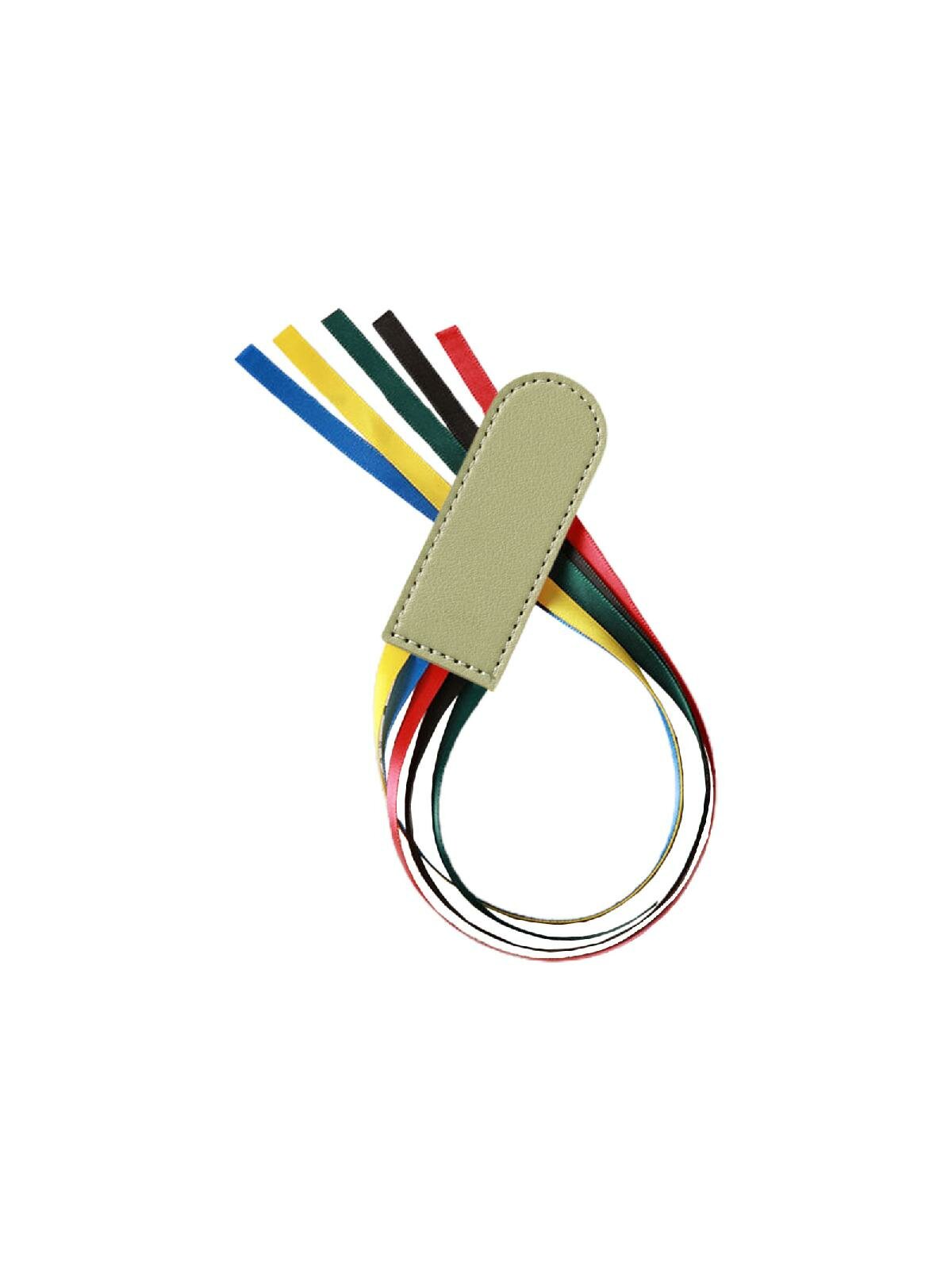 Креативные маркеры страниц, ленточные закладки, кожаные закладки с 5 цветными лентами