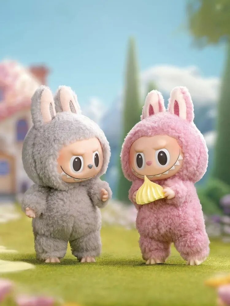 Плюшевая игрушка POP MART Labubu Сердечный Макарон Серия Слепая коробка игрушек