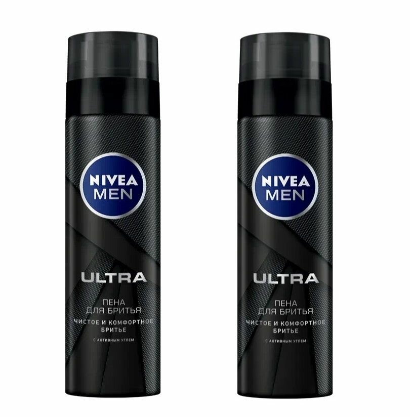 Nivea Пена для бритья Ultra, 200 мл, 2 шт