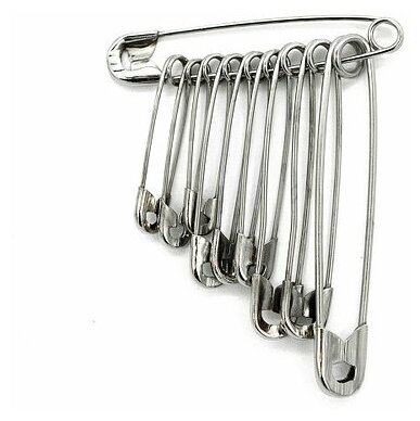 Булавки ООО "Московское ПО "Металлпластизделие", 10шт, длина 6-2,5см, диаметр иглы 1мм