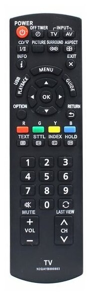 Пульт к Panasonic N2QAYB000803 LCD TV USB