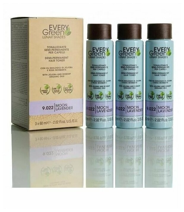 Полуперманентное тонирующее средство для волос 9/022 Лунная лаванда Dikson Moon Lavender, 3 х 60 мл
