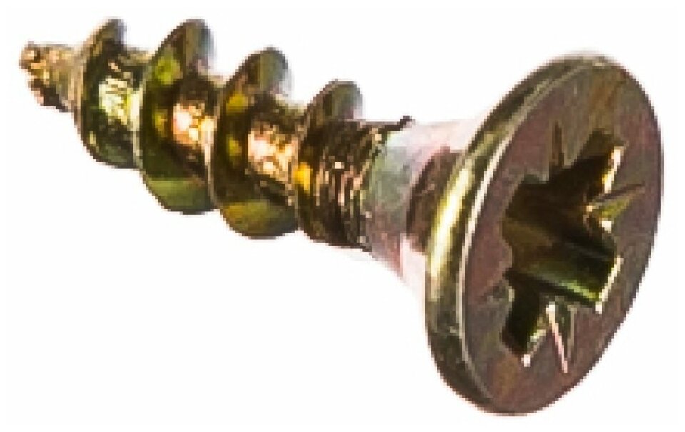 Универсальный саморез Tech-Krep 12х3,5 мм 200 шт желтый, коробка с окном 102230