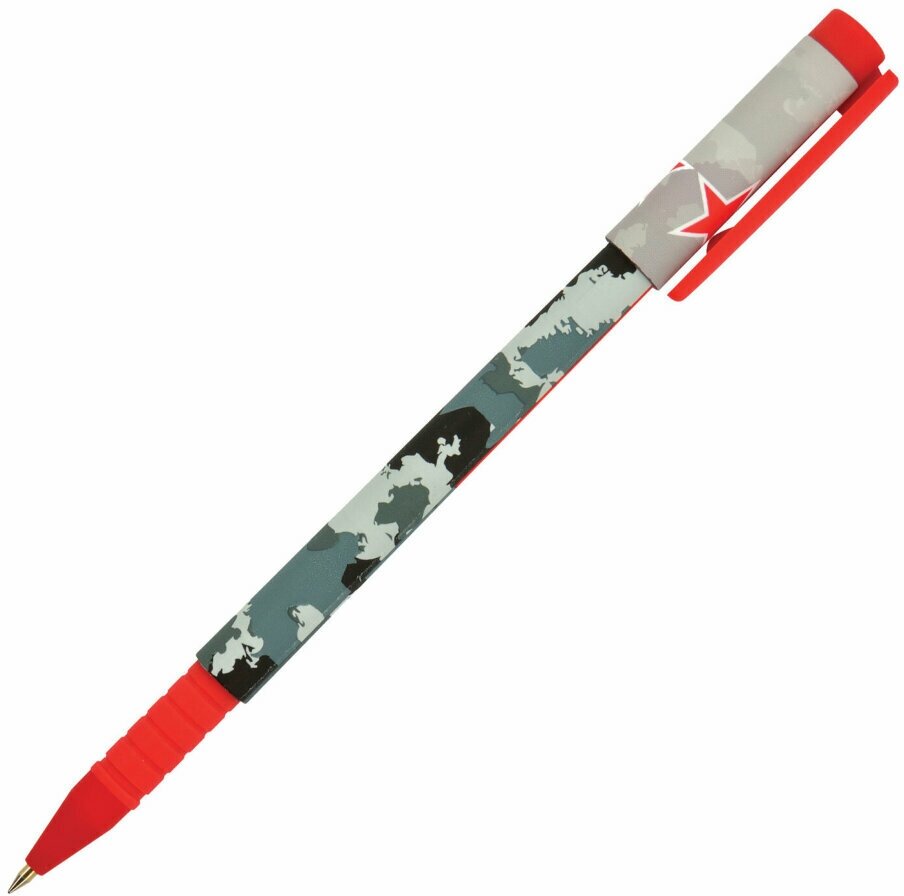 Ручка шариковая BRUNO VISCONTI FunWrite, синяя, "Military blue", узел 0,5 мм, линия письма 0,3 мм, 20-0212/17, 24 штук, 143595