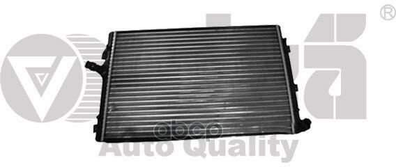 Радиатор AUDI A3, SKODA Octavia II, VW Golf 5/6/Caddy III/IV/Passat B6/B7/Touran 03-> (вальцовка) Vika арт. 11210756901