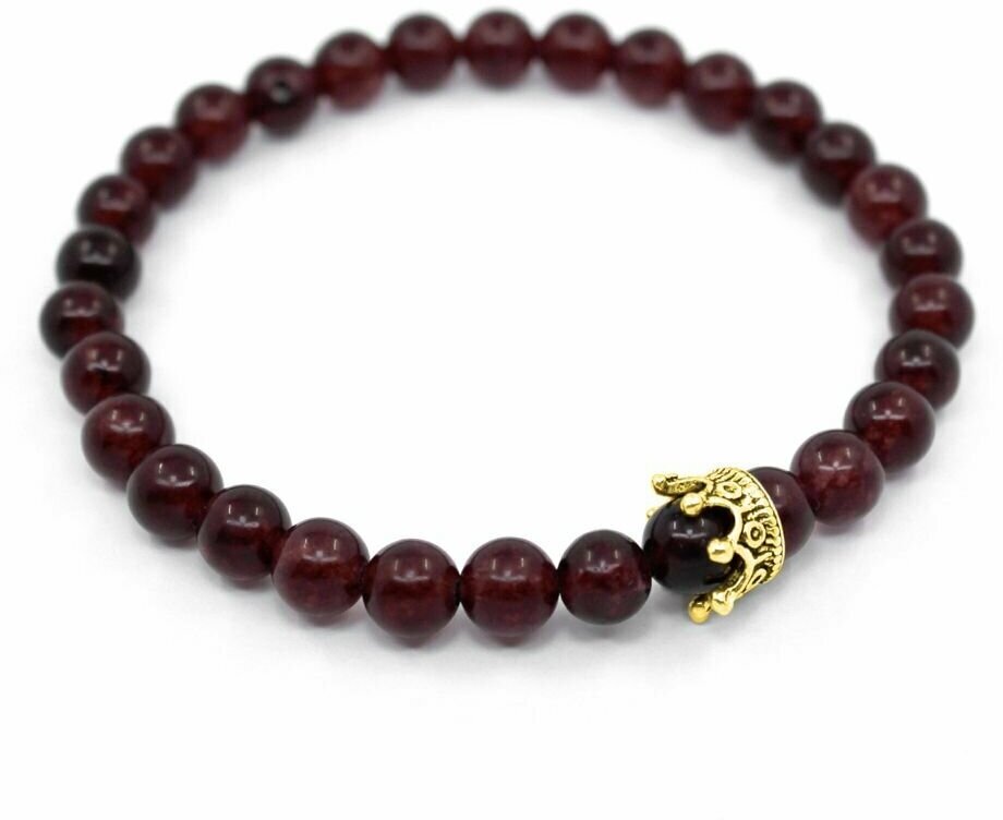 Браслет-нить, гранат