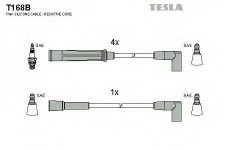 Провода зажигания OPEL KADETT E -1991 1.3 TESLA T168B