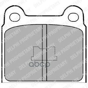 Колодки торм. пер. AUDI 80 [B2] 1,3 9/78-8/86 , VW Golf II 1,0/1,3/1,6D 83-91, Jetta I 1,1/1,3/1,6D 01/84-10/91 Delphi арт. LP76