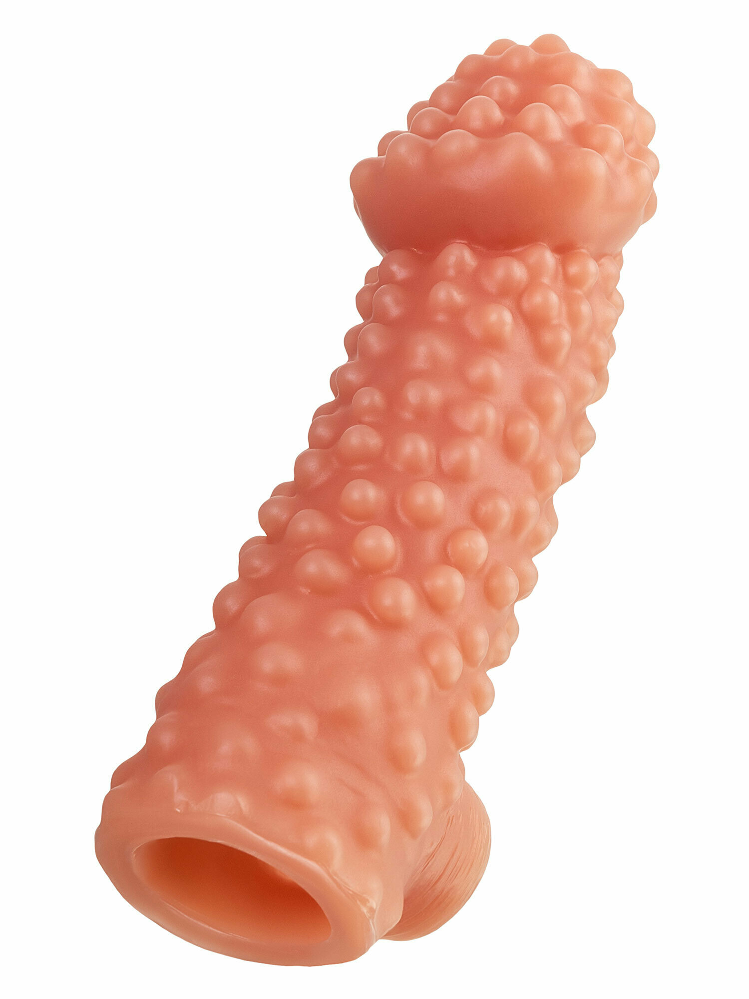 Насадка на фаллос с отверстием для мошонки Kokos Cock Sleeve 4, размер M