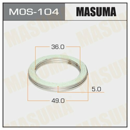 Прокладка глушителя Masuma MOS104