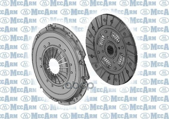 Ком/кт сцепления [220 mm] [без выжим.] RENAULT Laguna 1.8/2.0 16V 01-> Mecarm арт. MK9955D