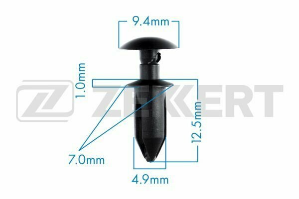 Zekkert Клипса крепёжная Chrysler General Motors количество 10 шт