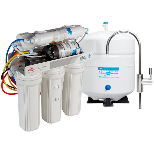 Система обратного осмоса Atoll A-550p STD насос повышения давления, 260 л/сутки ATEFDR050