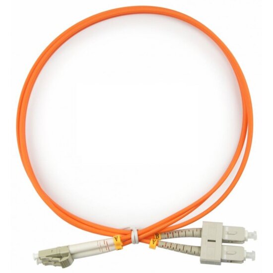 Патч-корд оптический Toplan , дуплексный, LC/PC-SC/PC, MM 62,5/125 (OM1), 120 м, LSZH