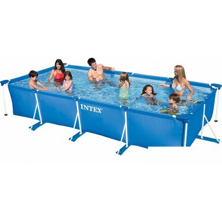 Каркасный бассейн Intex Rectangular Frame 450x220x84 (58982/28273)