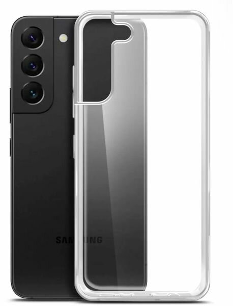 Накладка силикон Borasco для Samsung Galaxy S22+ прозрачный
