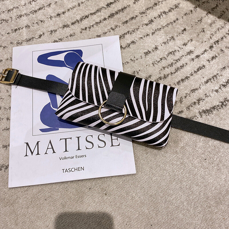 YM Mall Сумка 073 На пояс Леопардовый Кошелек Искусственная кожа Компактная